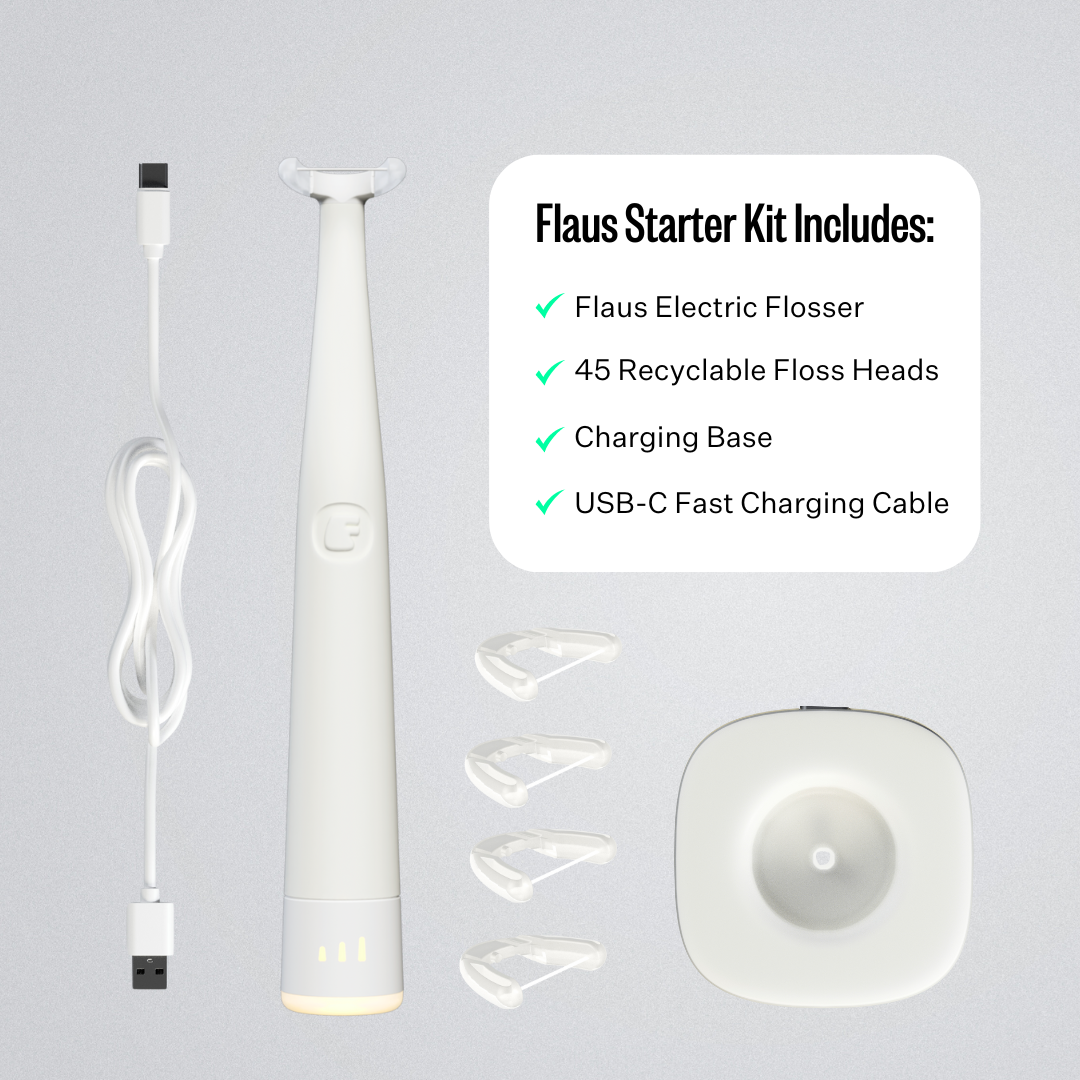 Flaus Electric Flosser Starter Kit